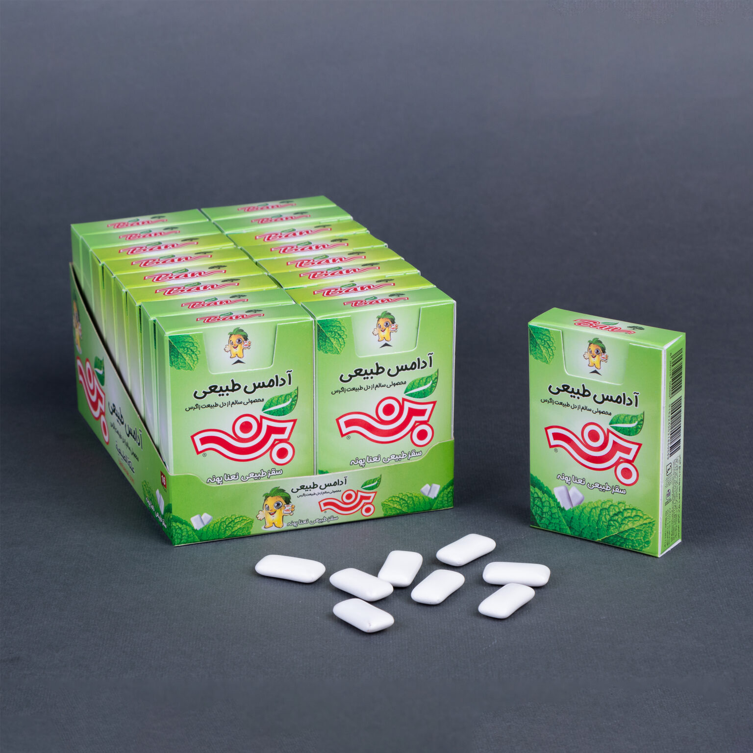 Ban natural chewing gum - mint flavor -16-digit mother box - cigarette ...